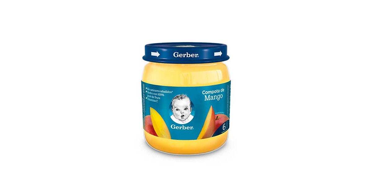 Compota de Mango GERBER | Desde 6 meses | Nestlé FamilyNes
