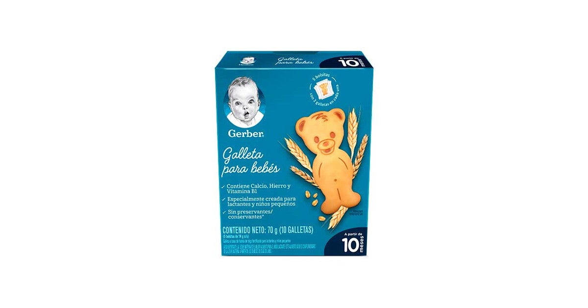 Galletas para bebés GERBER | Desde 10 meses | Nestlé FamilyNes